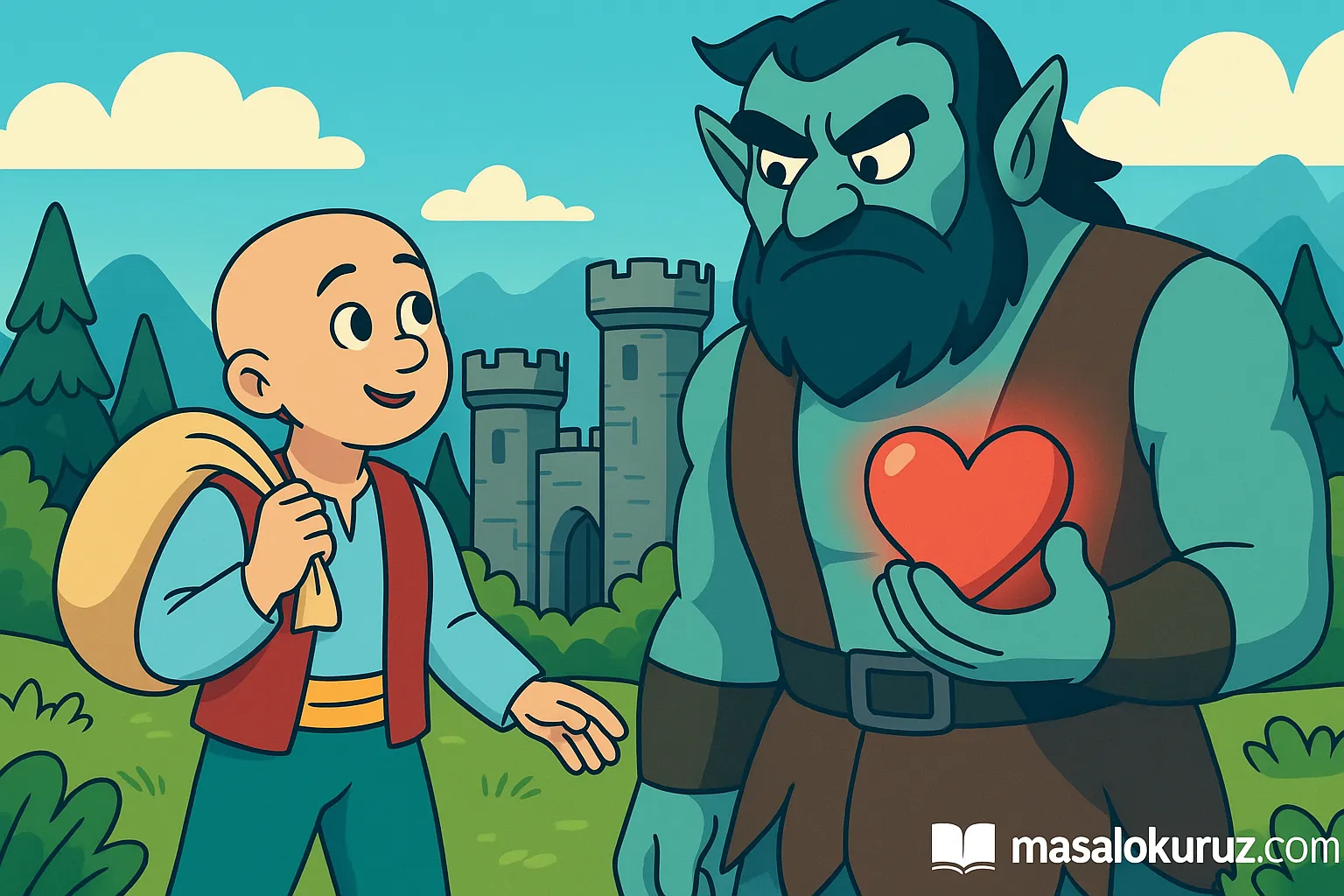 Keloğlan ve Devler Ülkesi - Masal Oku